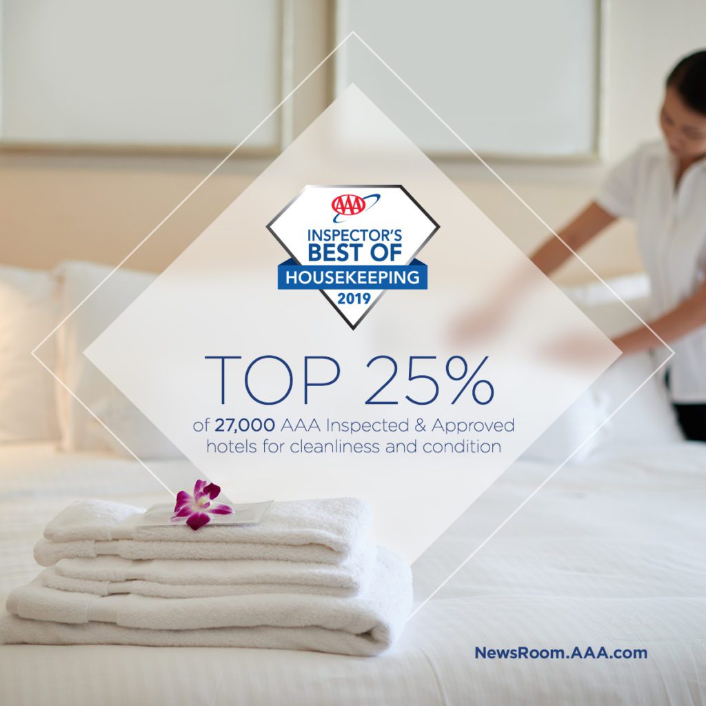 AAA Honors Top Hotels for Cleanliness in Best of Housekeeping Awards ...