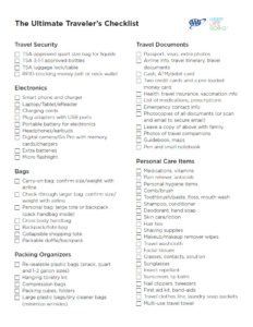 The Ultimate Traveler's Checklist | AAA Oregon/Idaho